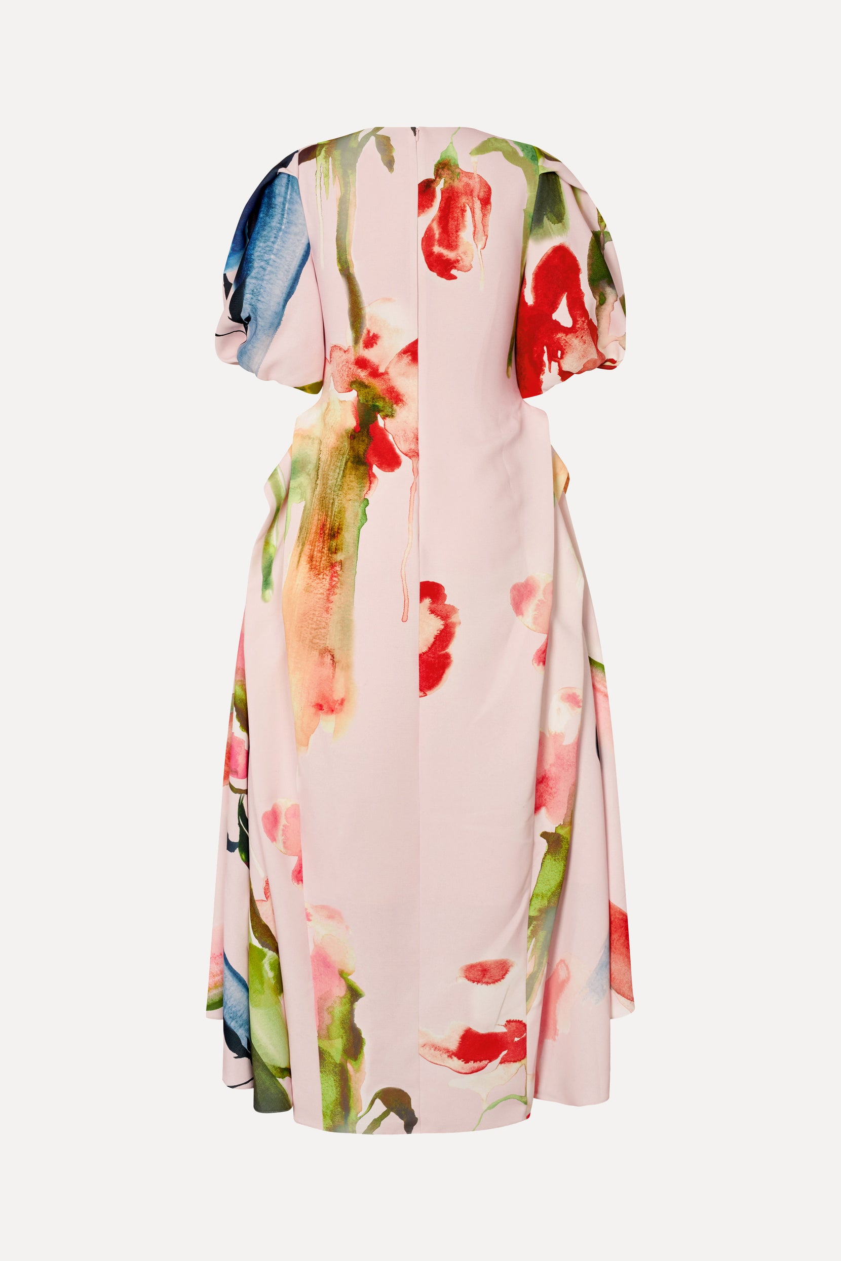 Ruffling Voluminous Dress - End Of Summer Garden - Stine Goya